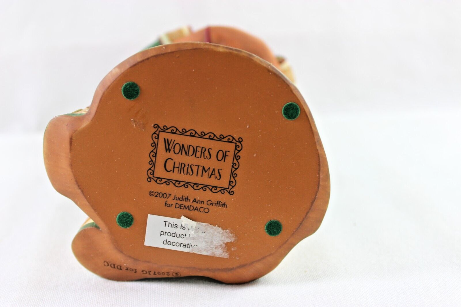 Santa 8" Figurine Wonders of Christmas Demdaco Judith Ann Griffith 2007 ...