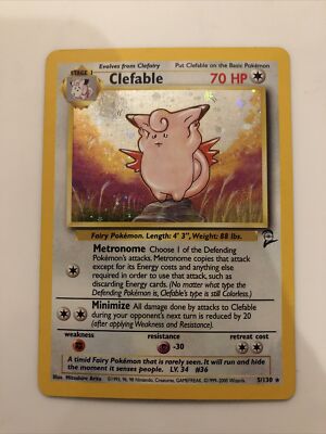 Pokémon TCG Clefable 5/130 Holo Rare | eBay