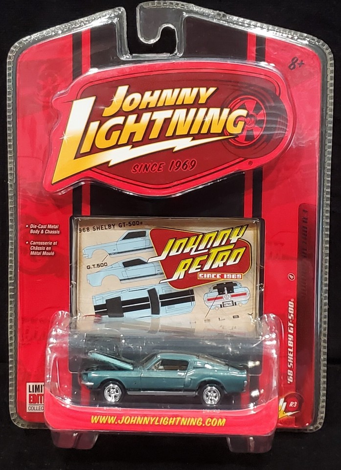 Johnny Lightning 68 1968 Ford Shelby GT-500 Johnny Retro Hot Rod ...