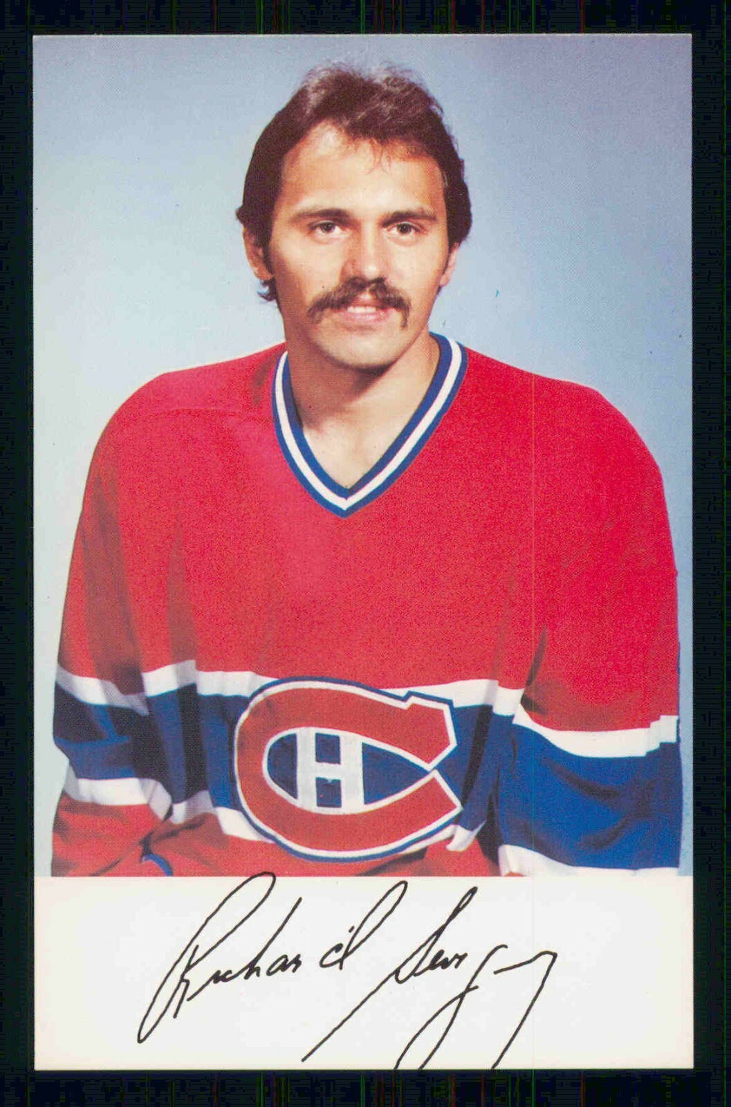1981-82 MONTREAL CANADIENS POSTCARDS RICHARD SIVIGNY 20652 | eBay