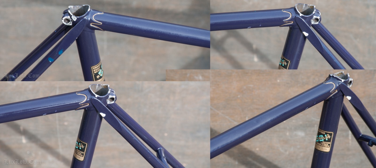 Vintage 1953 Gillott Youngs Track Bicycle FRAME FORK 531 Reynolds Steel ...