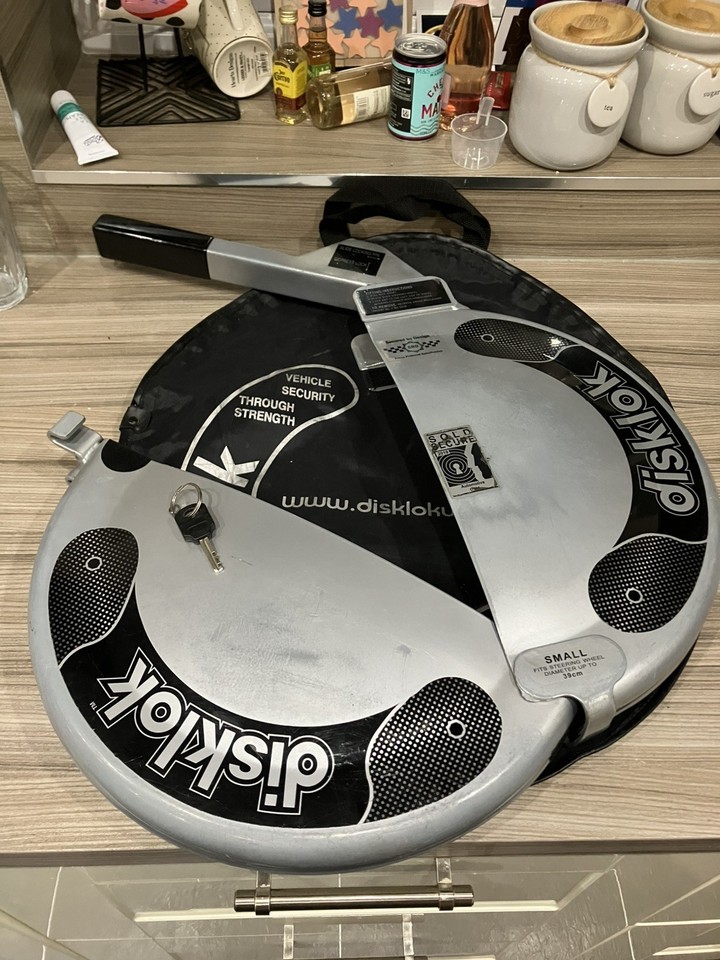 Disklok Steering Wheel Lock - Small - with storage case | eBay UK