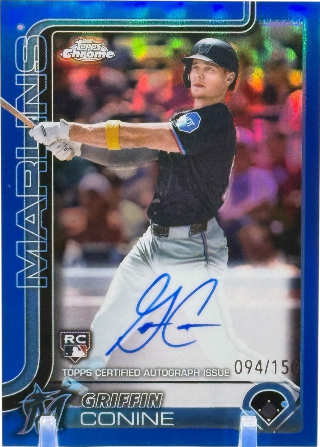 2025 Topps Chrome Update Series - Autographs Griffin Conine #RA-GC Blue ...