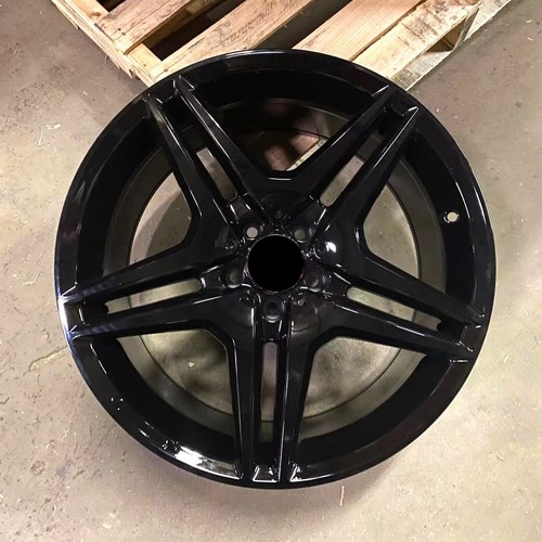 19" C63 AMG STYLE GLOSS BLACK WHEELS RIMS FITS MERCEDES BENZ CL CL500 ...