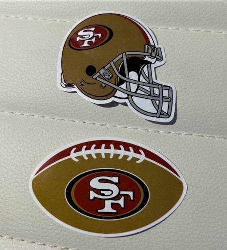 San Francisco 49ers -NFL logo (2) sticker/decal - approx 2-3” | eBay