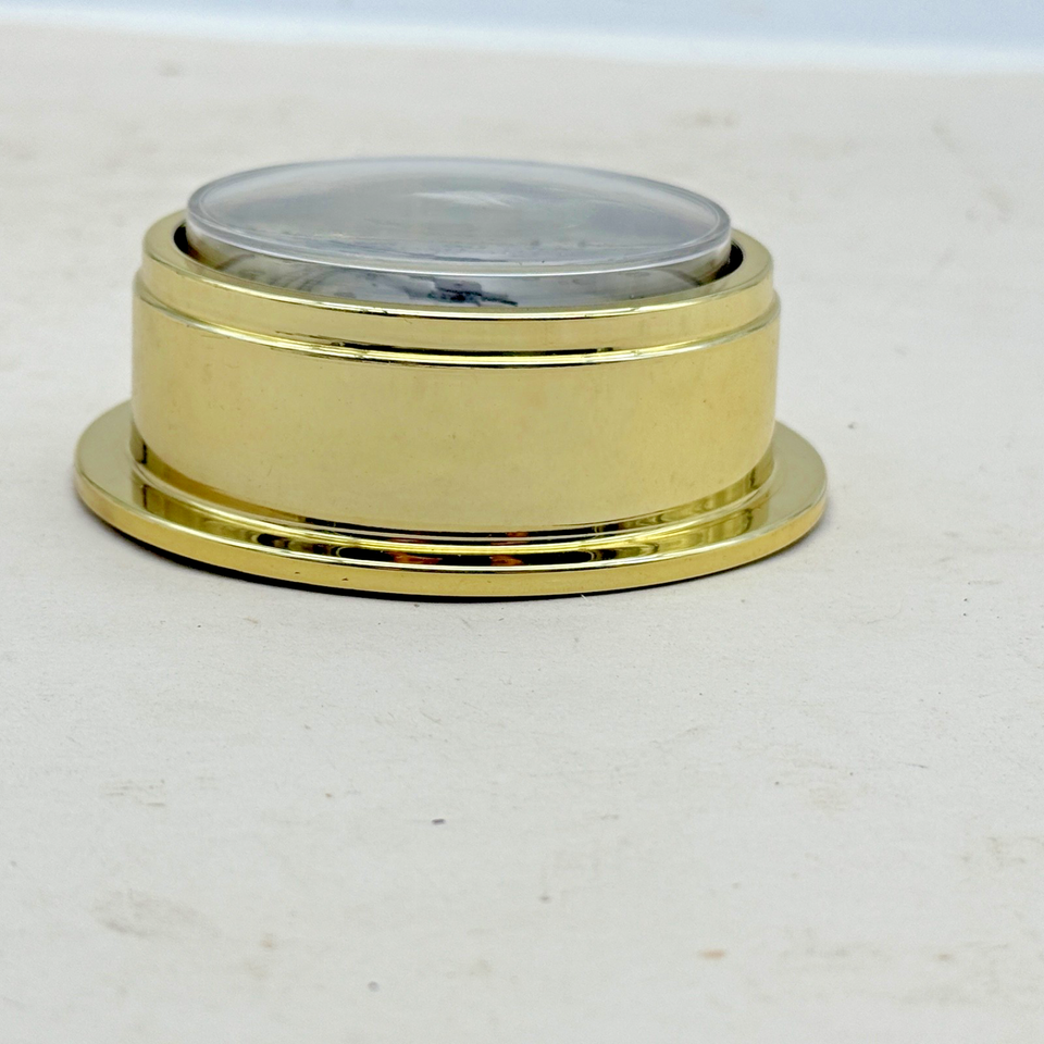 NOS Weather Temperature Gauge, 4" Dia. , 1 1/2 Deep. (12357) | eBay