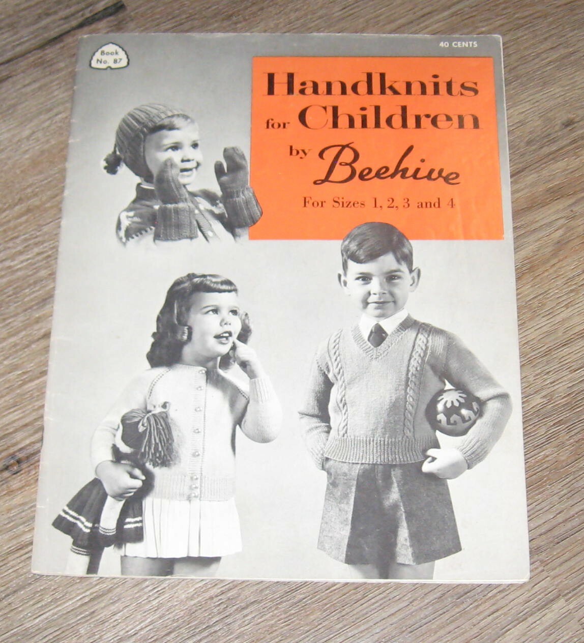 Handknits For Children by Beehive BOOK #87 For Sizes 1 2 3 4 knitting ...