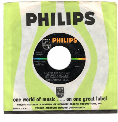 The Springfield'-Silver Threads and Golden Needles (VG+) | eBay