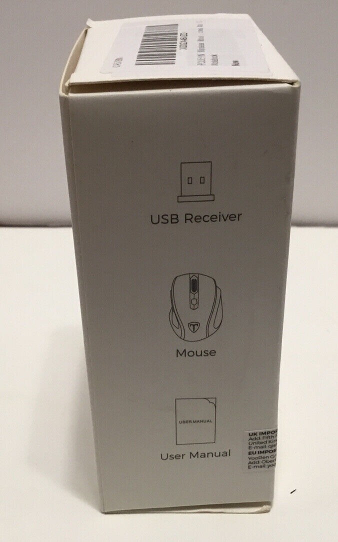 Wireless Mouse Model D-09 Scroll Wheel Black with USB Receiver New | eBay
