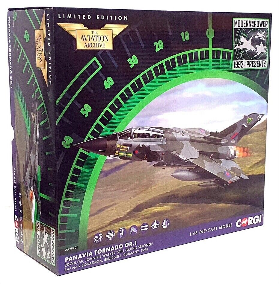 Corgi AA29401 Panavia Tornado GR.1 ZD748/AK Johnnie Walker Still Going ...