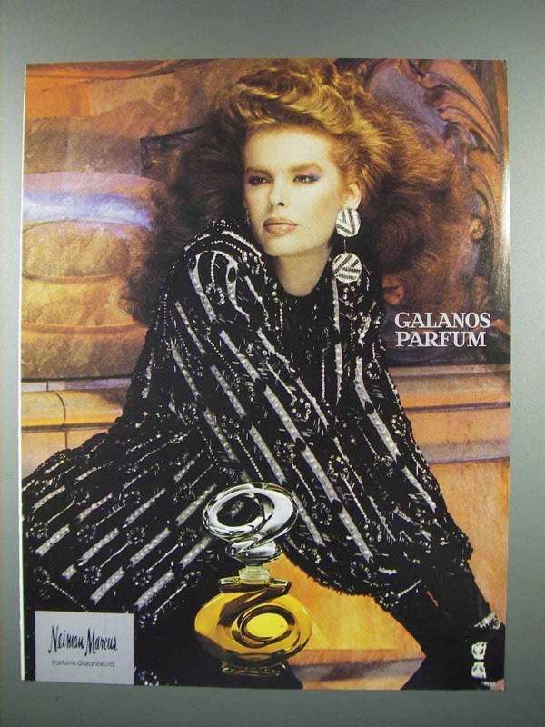 1985 Galanos Perfume Parfum Ad | eBay