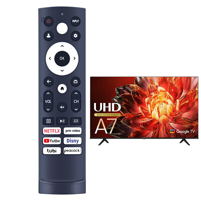 New IR Remote Control for Hisense A7 Series 4K UHD QLED Google TV 75A7N ...