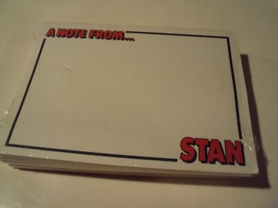 Vintage Post it notes Personalized 1989 Made in USA "Stan" Sealed NOS ...