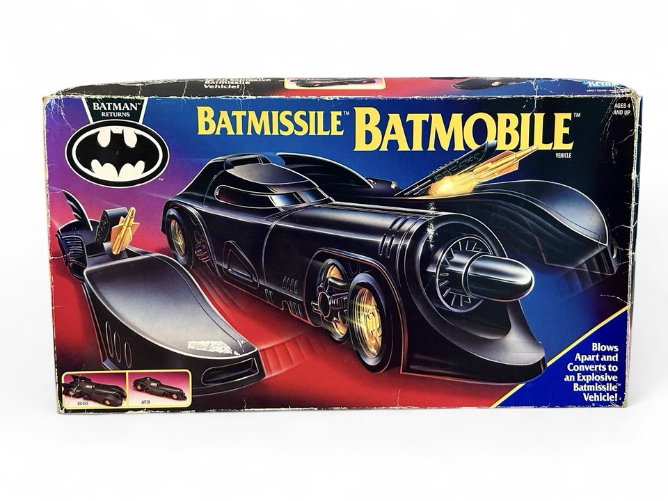 1991 Kenner Batman Returns Batmissile Batmobile w/ Box Vintage Rare HTF ...