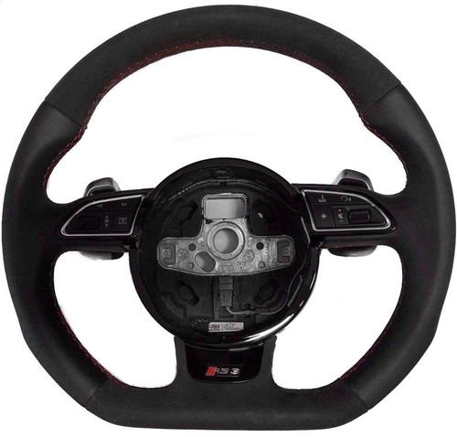 Original Audi RS3 Steering Wheel Sports Flattened Wild Leather for Audi ...