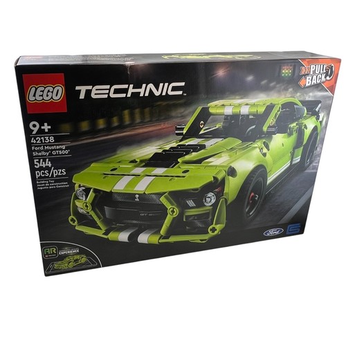 LEGO Technic Ford Mustang Shelby GT500 Building Set 42138 Pull Back ...