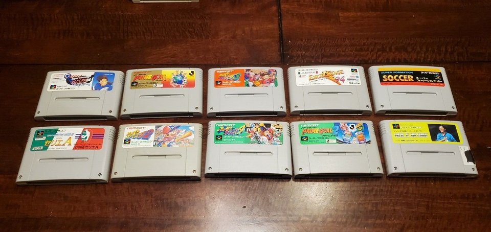 (10) NINTENDO SUPER FAMICOM GAME CARTRIDGE LOT JAPAN UNTESTED LOT 8 | eBay