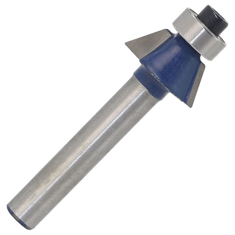 1Pc 1/4" Shank 30 Degree Glue Well Bevel Trim Router Bit Woodworking ...