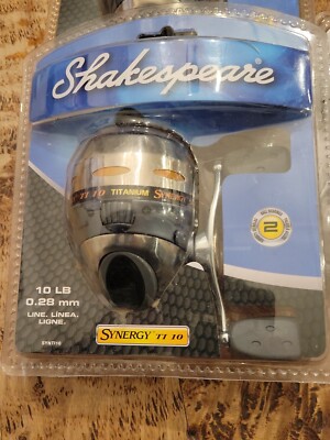 SHAKESPEARE TI 10 SYNERGY TITANIUM STAINLESS FISHING REEL MULTI DISC ...