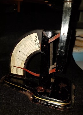 Antique Postage Scale, Ideal with Spring Loading mechanism, Works ...