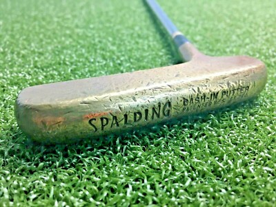 Spalding Cash-In Putter / RH or LH / ~35.5" Steel / Vintage Leather ...