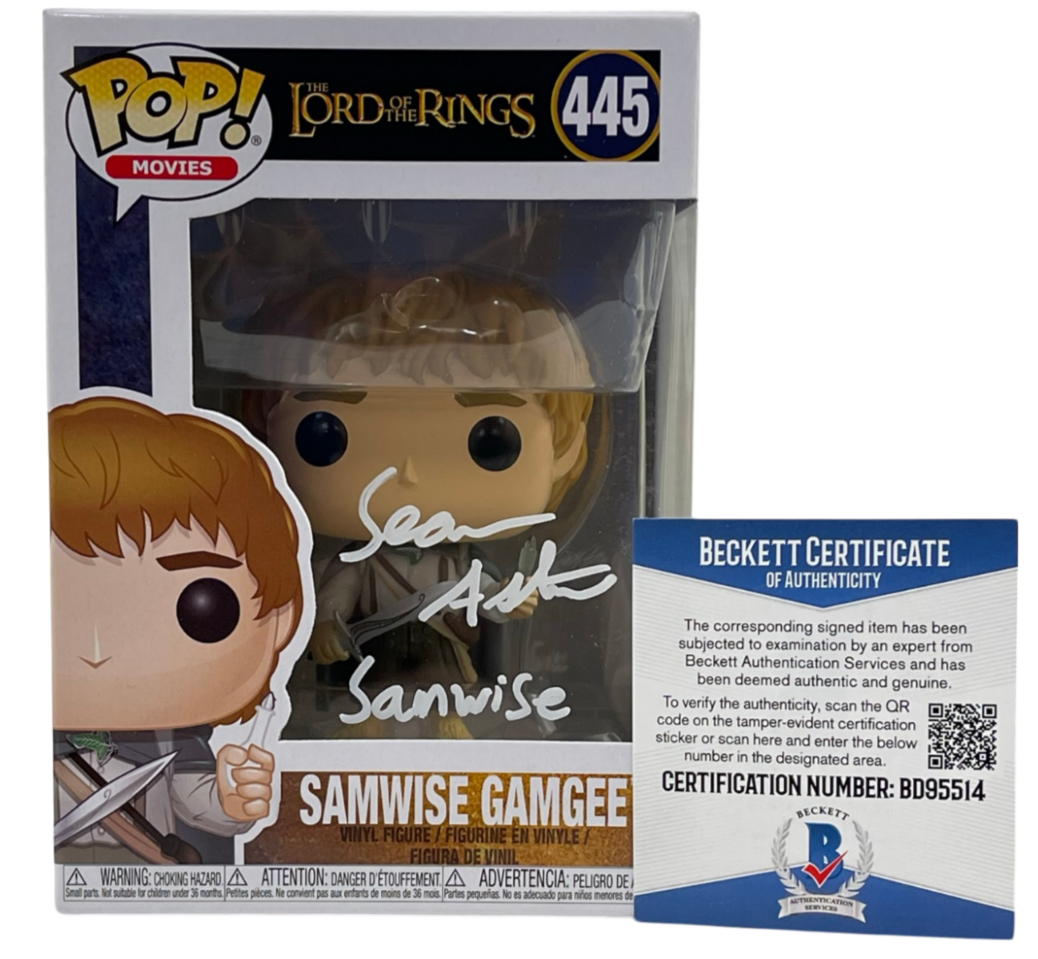 Sean Astin Signed Samwise Lord of the Rings Funko Authentic Autograph ...