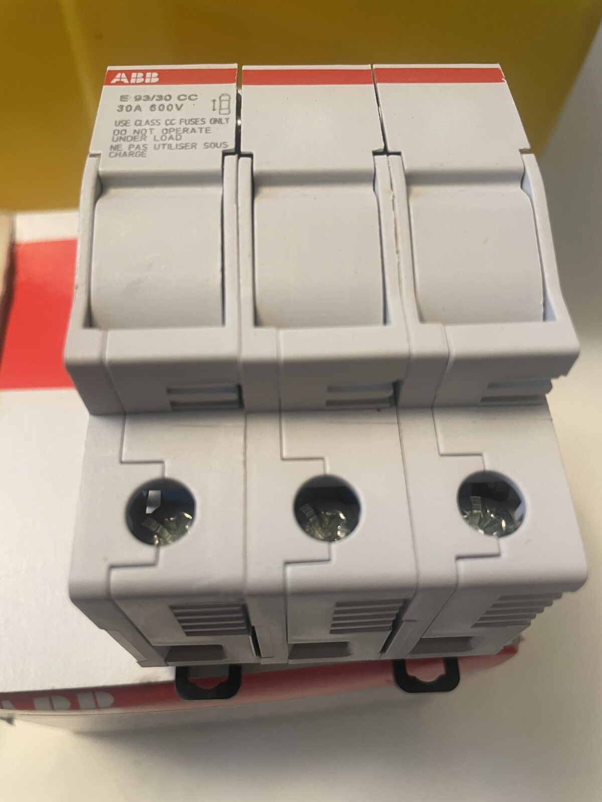 *NEW* ABB E 93/30 CC FUSEHOLDER 30A 600V | eBay