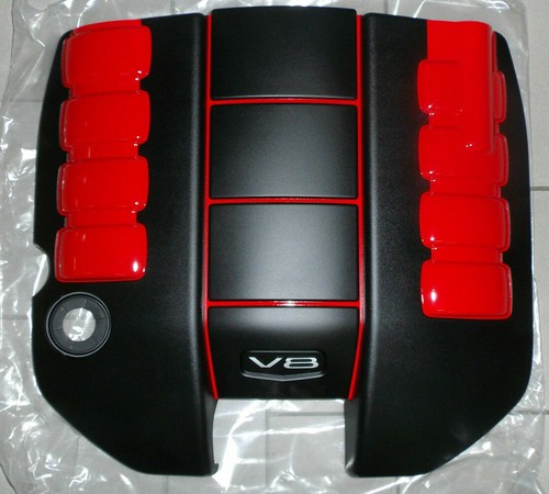 Genuine Holden New Pitch Black & Red Engine Cover for VF Commodore 6.2 ...