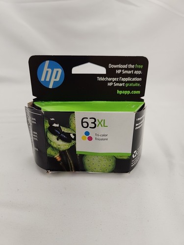 Genuine HP 63XL High Yield Tri Color Ink Cartridge Dated Nov 2025 63 XL ...