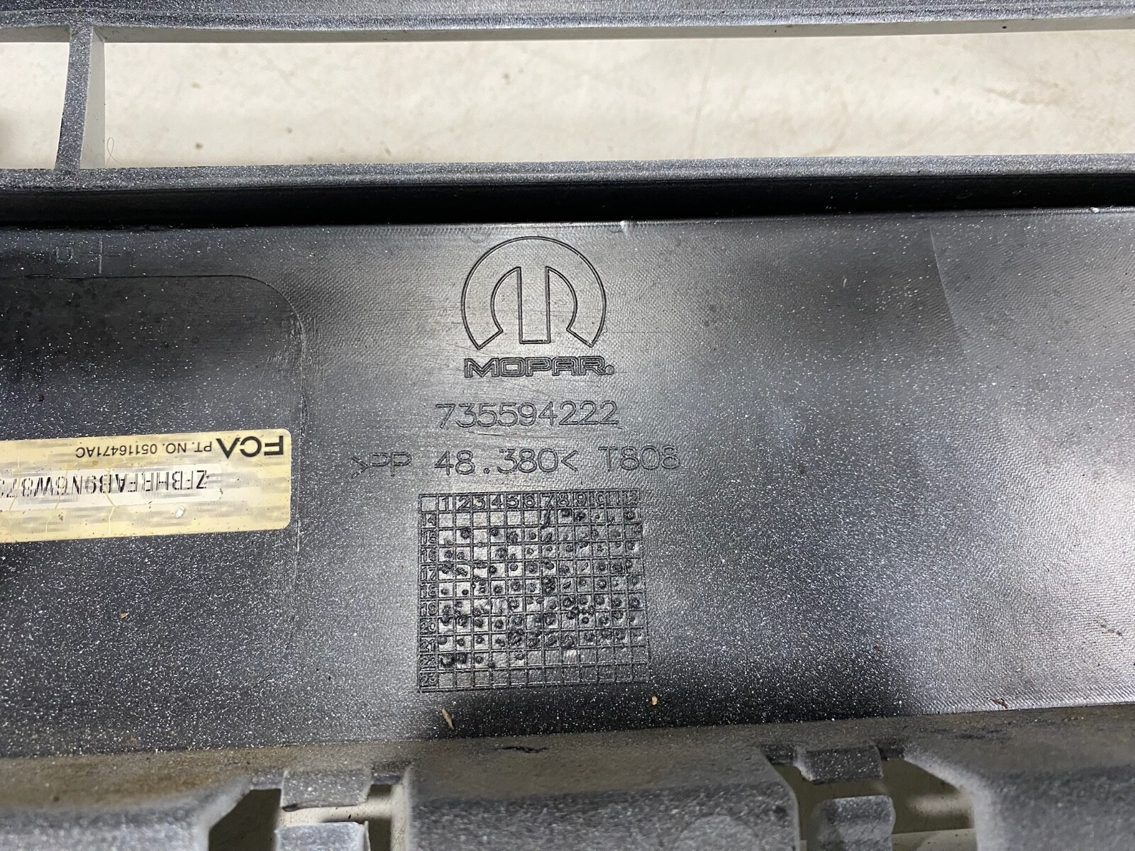 2015-2017 DODGE RAM PROMASTER CITY FRONT BUMPER OEM 735594222 GENUINE ...