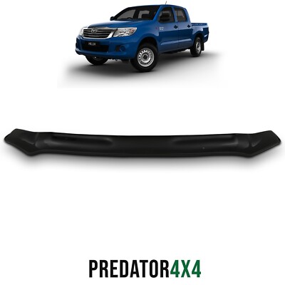 BLACK BONNET GUARD STONE CHIP PROTECTOR FOR TOYOTA HILUX VIGO 05-11 | eBay