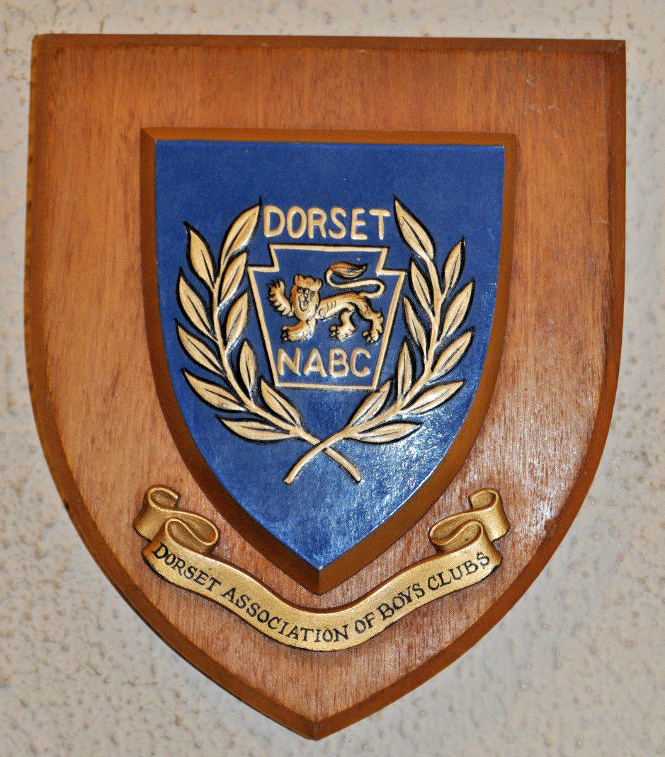 Dorset National Association of Boys' Clubs plaque shield crest NABC ...