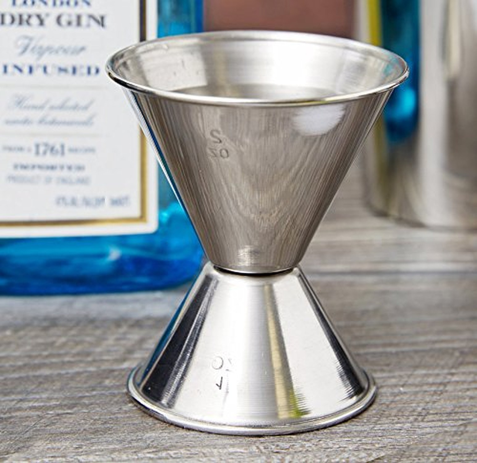 (6 Pack) Double Jigger 1 & 2 Oz., Stainless Steel Bar Cocktail Jiggers ...