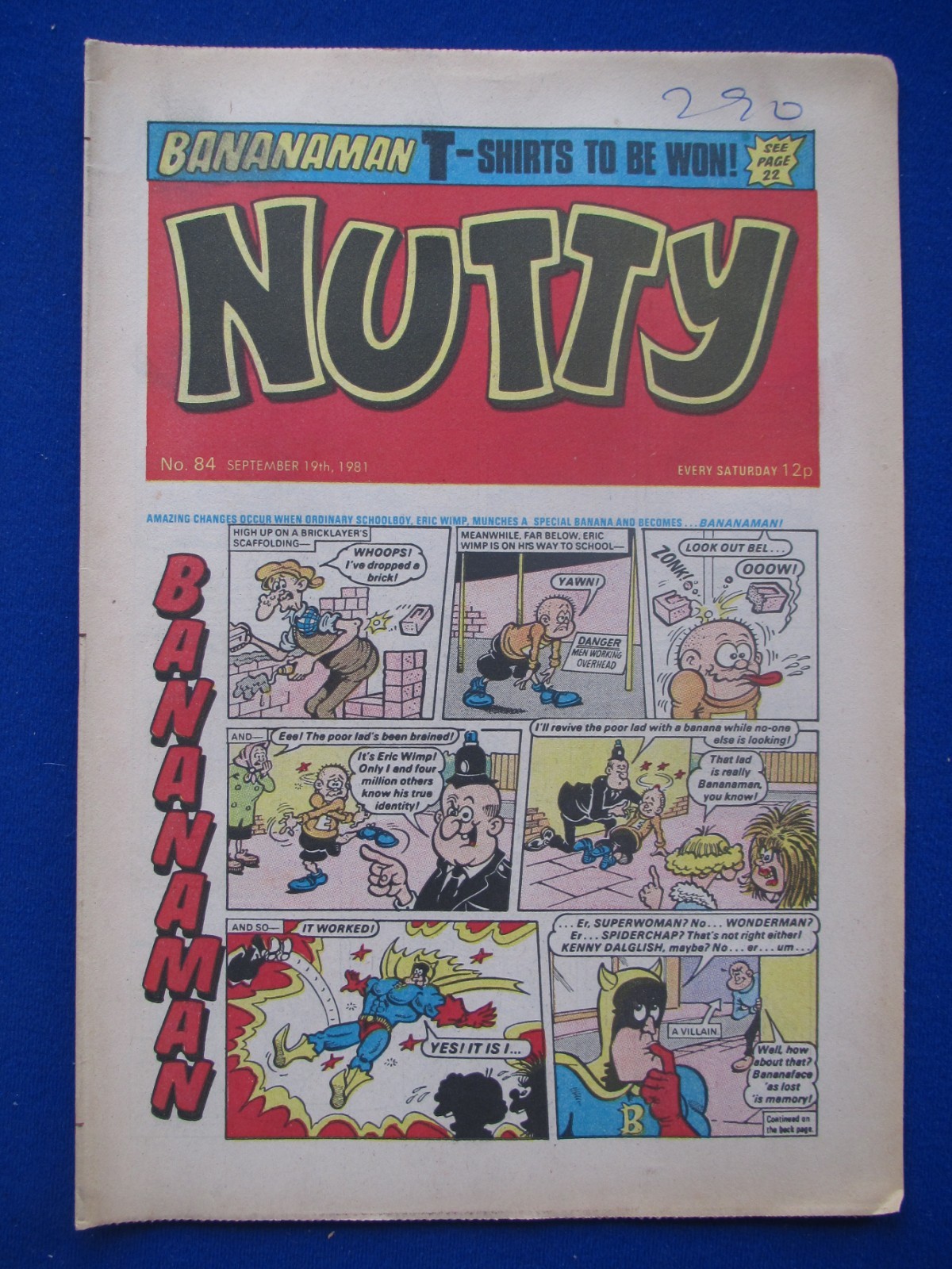 NUTTY Comic : 1980 - 1985 - Choose which issues you need !... Bananaman ...
