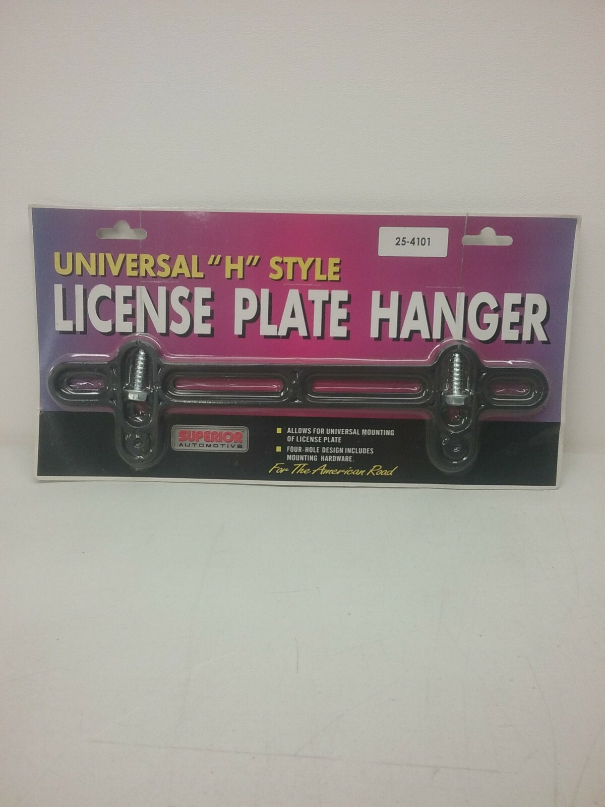 25-4101 Superior Automotive Universal "H" Style License Plate Hanger | eBay