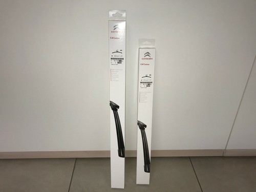 GENUINE CITROEN C4 CACTUS FRONT WIPER BLADES WITH WASHER JETS ...