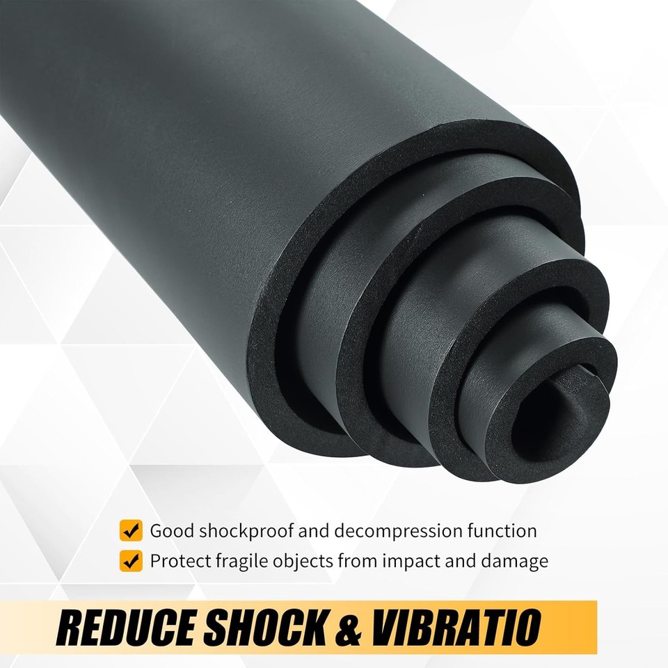 Neoprene Sponge Foam Rubber Roll Without Adhesive | Closed Cell Foam ...