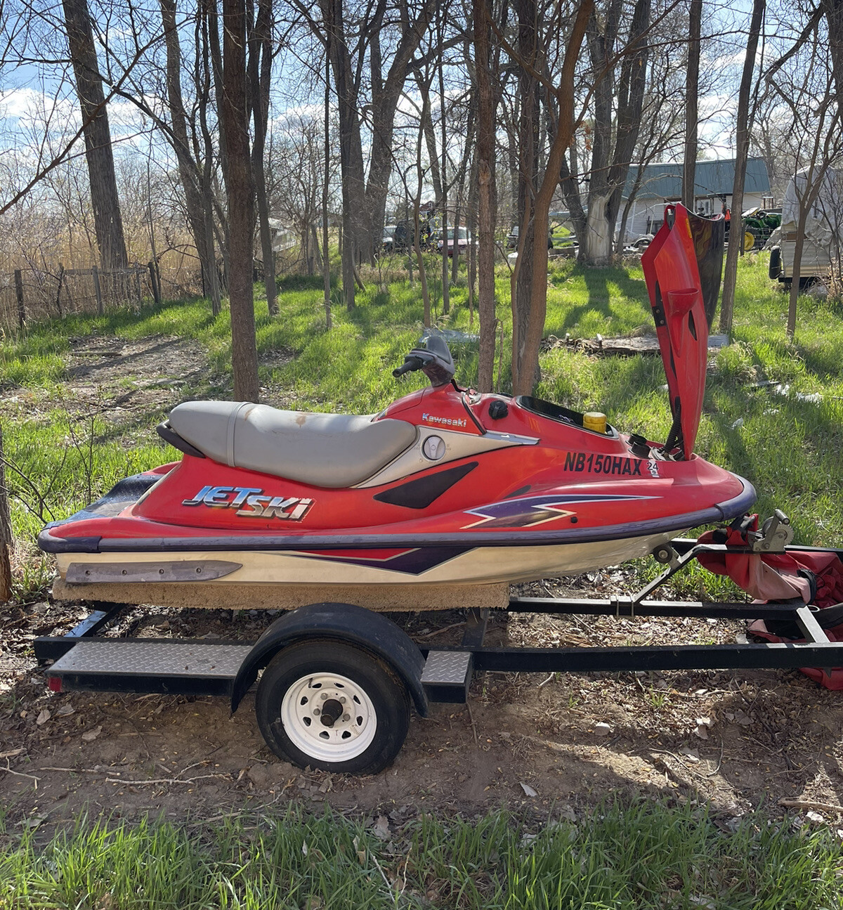 1999 Kawasaki Ultra 150 1200cc Racing Jet Ski HJ1200 with Trailer | eBay