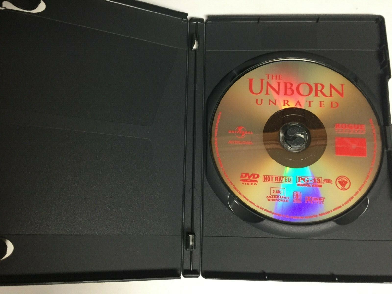 The Unborn (DVD,2009,Unrated,Widescreen) Idris Elba,Gary Oldman,Great ...