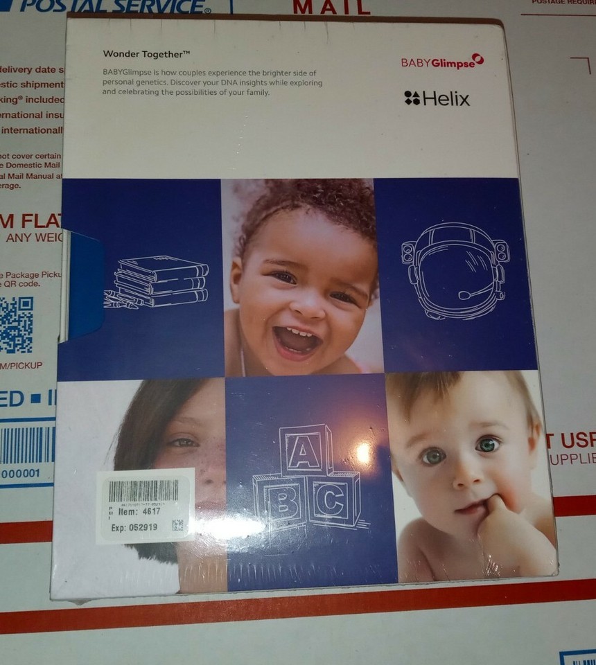 Helix Baby Glimpse DNA Collection Kit Test NEW Exp 05/19 | eBay