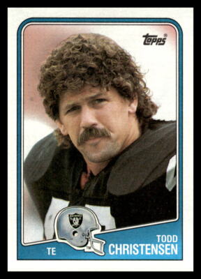 Todd Christensen 1988 Topps #330 Los Angeles Raiders Football Card | eBay