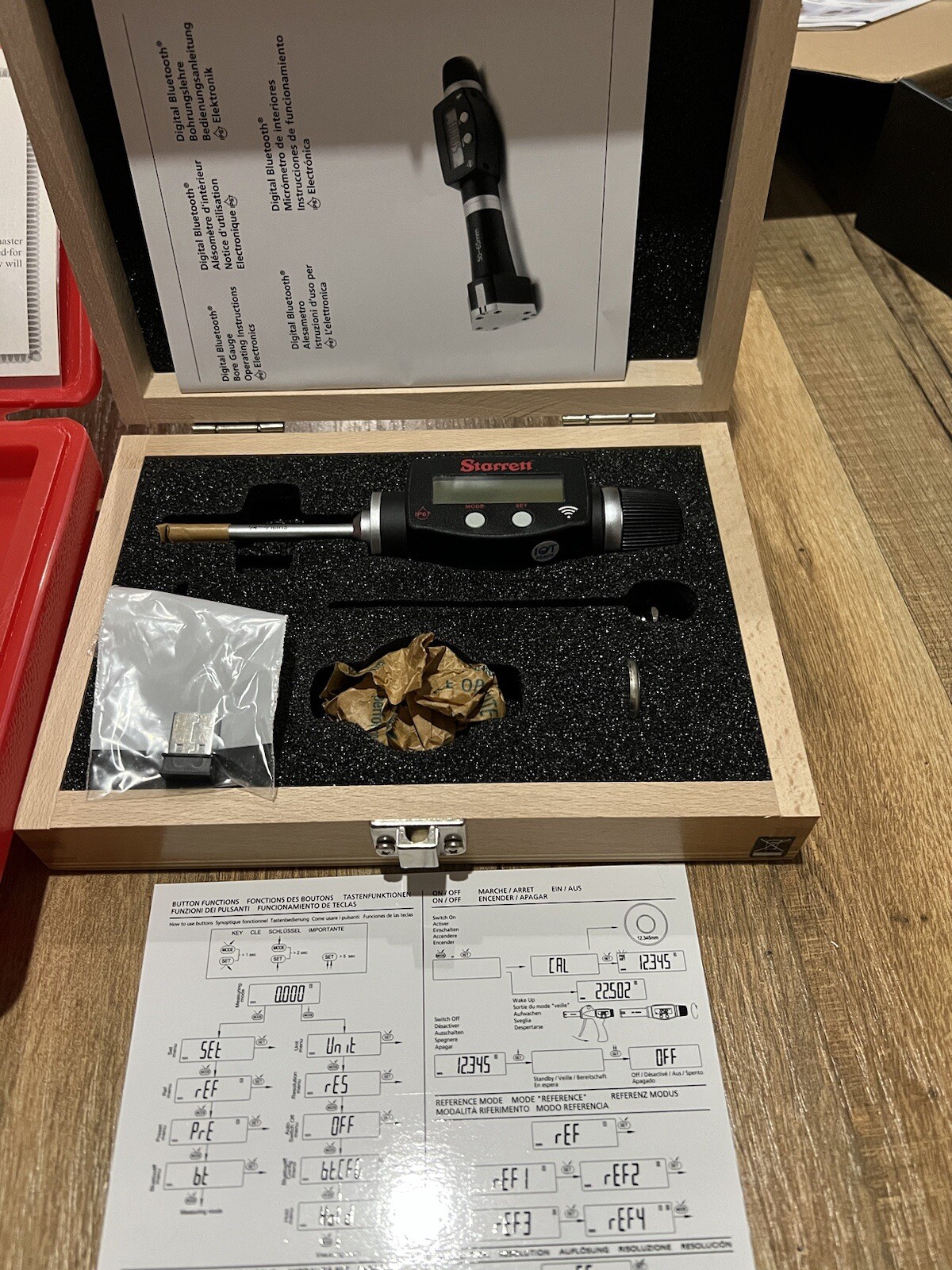 Starrett Electronic Internal Micrometer with Built-in Bluetooth ...