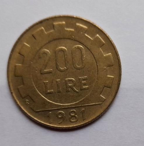 ITALY 1981 200 LIRA LIRE VERY SCARCE LOW MINTAGE KEY DATE RAR ECHOICE ...