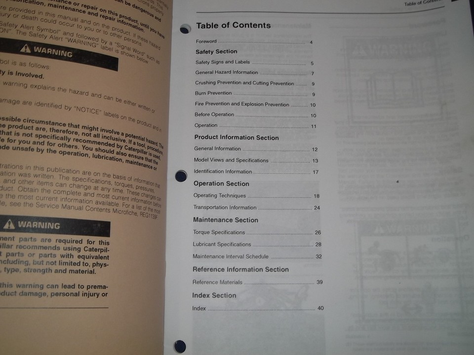 CAT CATERPILLAR BA22 BA25 BA30 ANGLING BROOM PARTS OPERATION ...