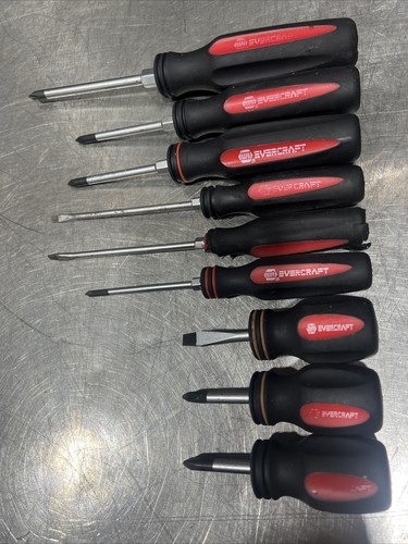 Napa Evercraft Hand Screwdrivers 9 Pc. Used Surplus | eBay
