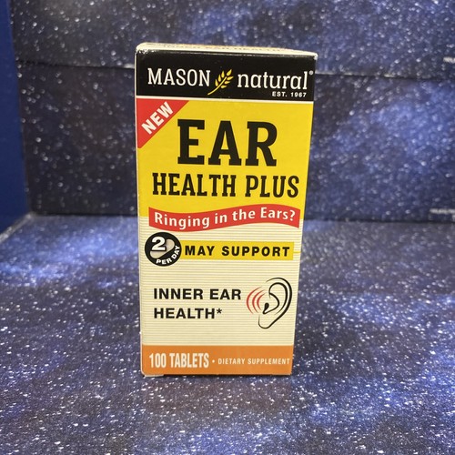 Mason Natural Ear Health Plus - Ringing Ears Relief, 100 Tablets Exp ...