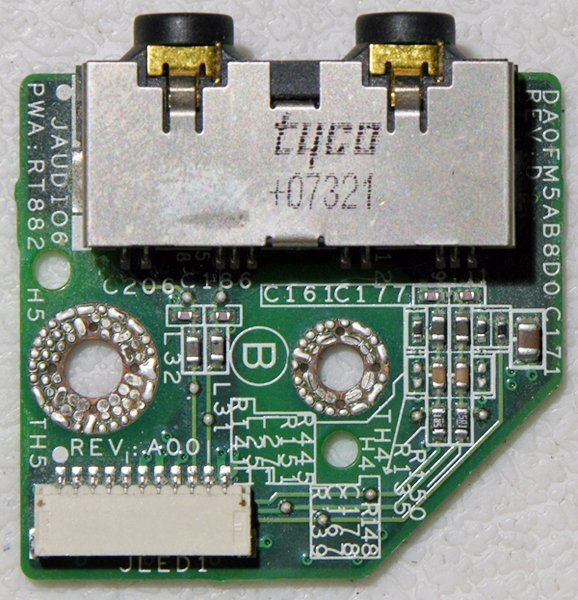 Dell Inspiron 1520 Laptop Wireless Switch Audio Sound Board ...