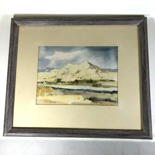 Paul Starrett Sample (American 1896-1974) Montana River Watercolor | eBay