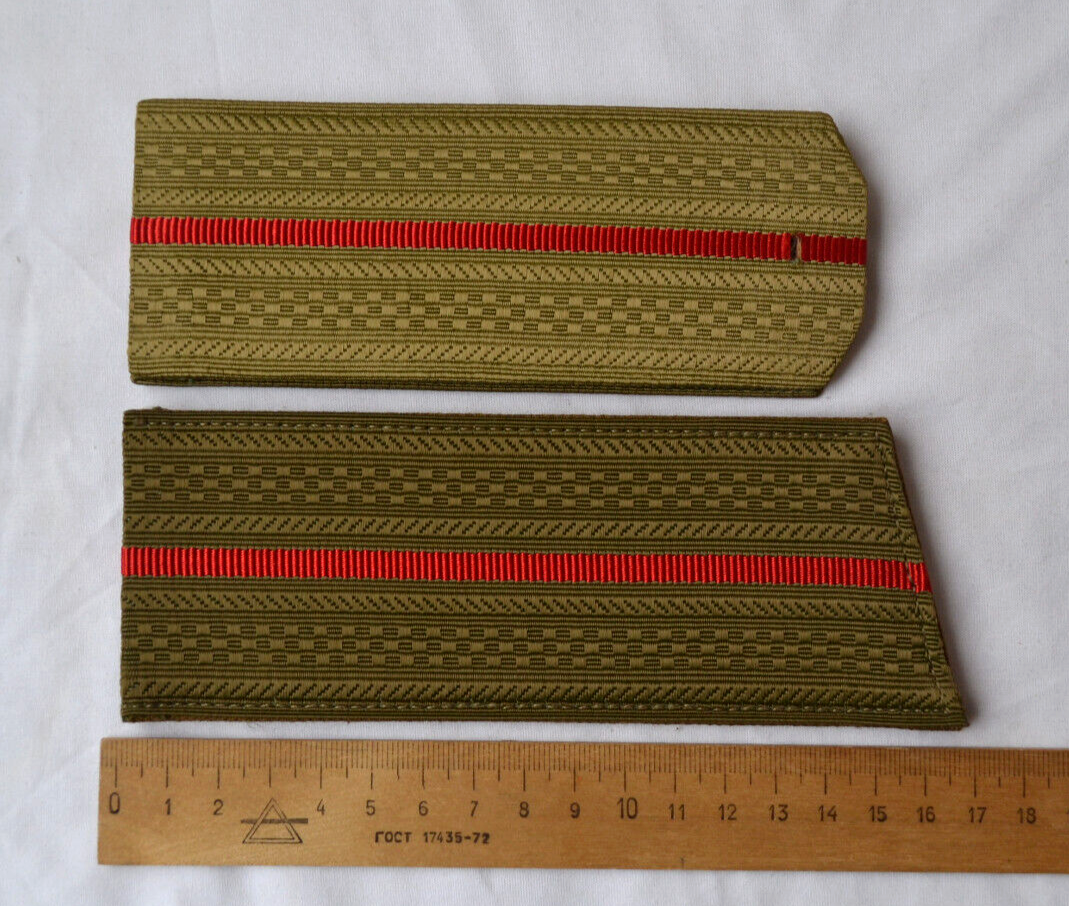 Soviet Army Shoulder Boards Lot 6 pairs USSR straps officer military ...