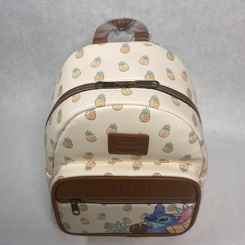 Loungefly Disney Lilo & Stitch Pineapple Mini Backpack Bag Coconut ...
